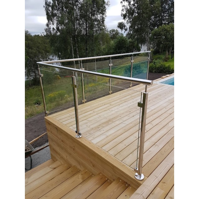 RUNDA STOLPAR Ø 42,4 x 2 polerad